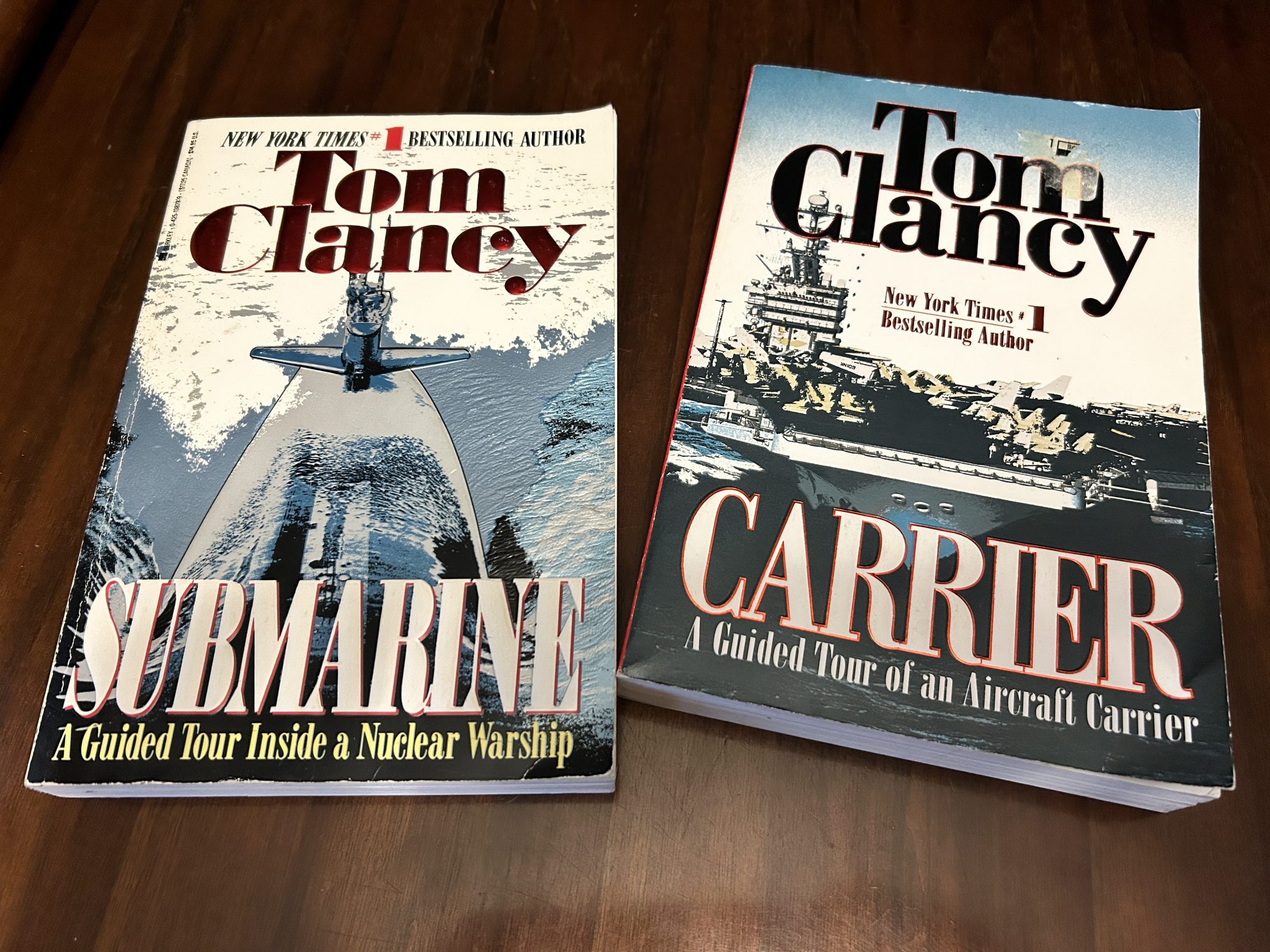 On My Shelf: Tom Clancy Guided Tour Books | Thomas R Knight